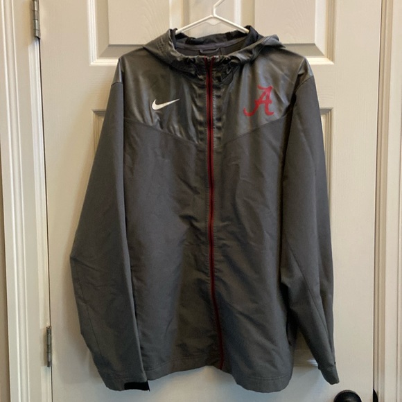 Nike | Jackets & Coats | Nike Alabama Jacket Light Weight W Hood Mens ...